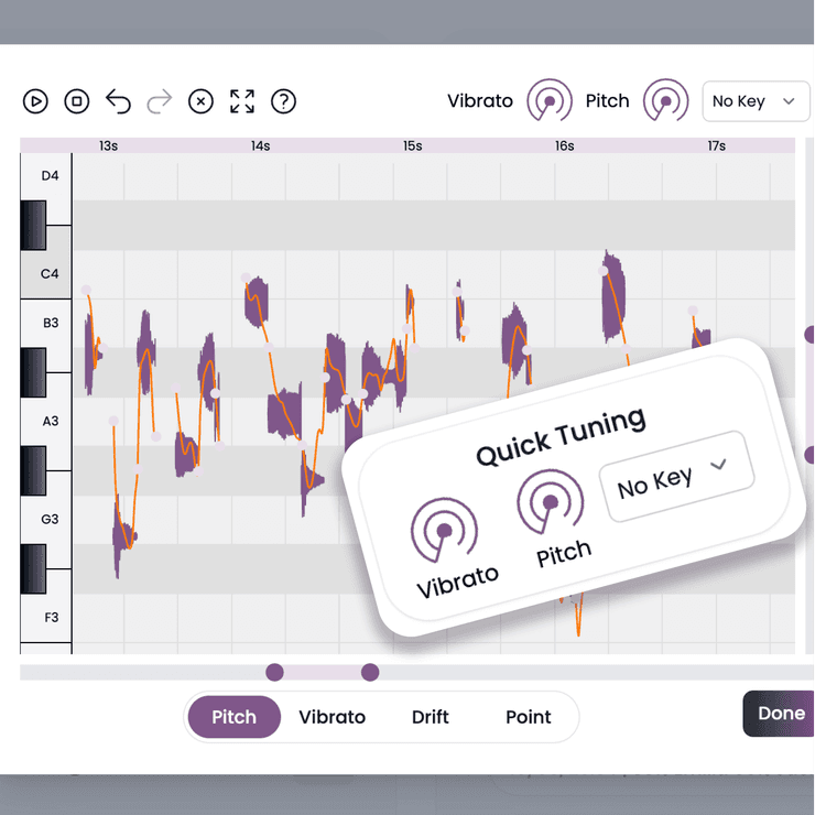 Vocal tuner | Audimee